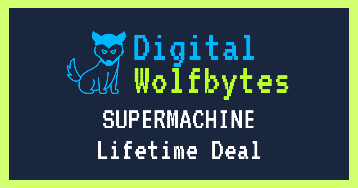 SUPERMACHINE AI Art Lifetime Deal - Digital Wolfbytes